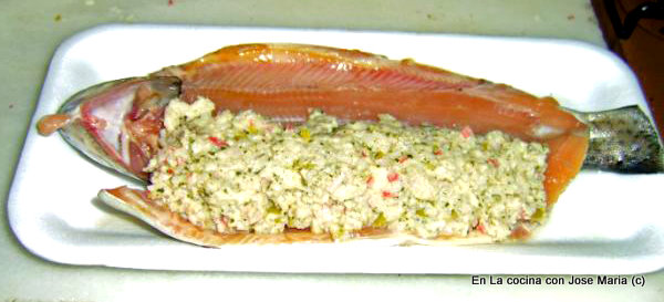En la Cocina con Jose María: Trucha Rellena preparada al Microondas