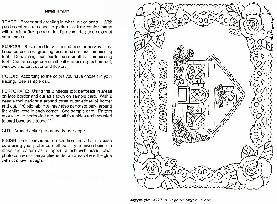 All Things Parchment Craft : My Free Patterns