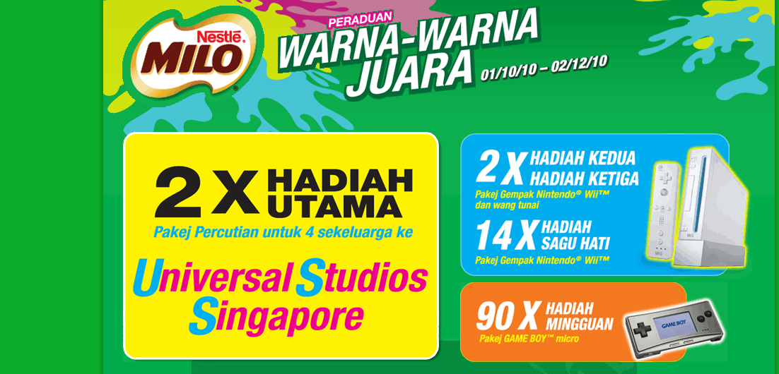 DUNIA WATIE: Peraduan Warna-warna Juara MILO