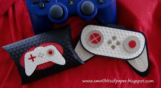 Game Controller Card and Box | Small Bits of Paper
