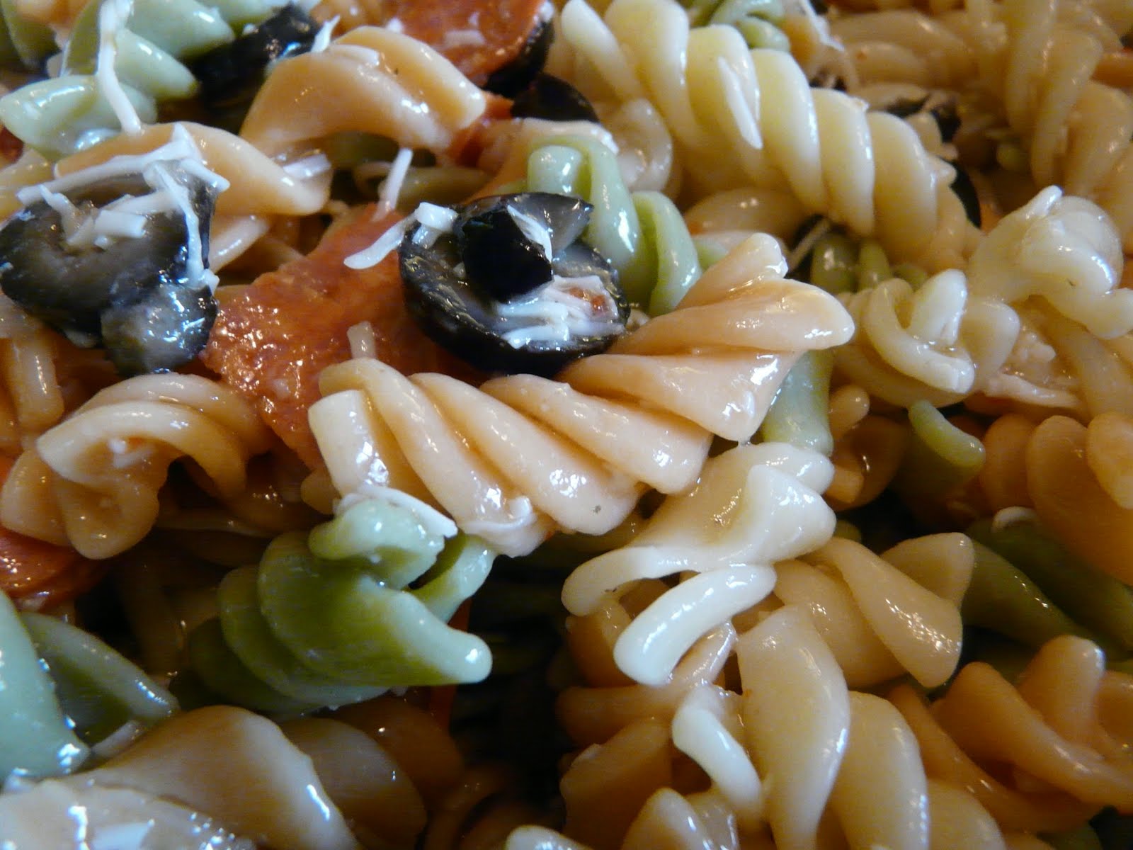 Tomorrow Farm Fiber Arts: Recipe of the week -- Tri-Color Pasta Salad