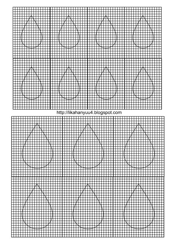 Lika Hanyuu － Artesanato - Quilling: [Quilling Grid] Papel A4 - Work Board