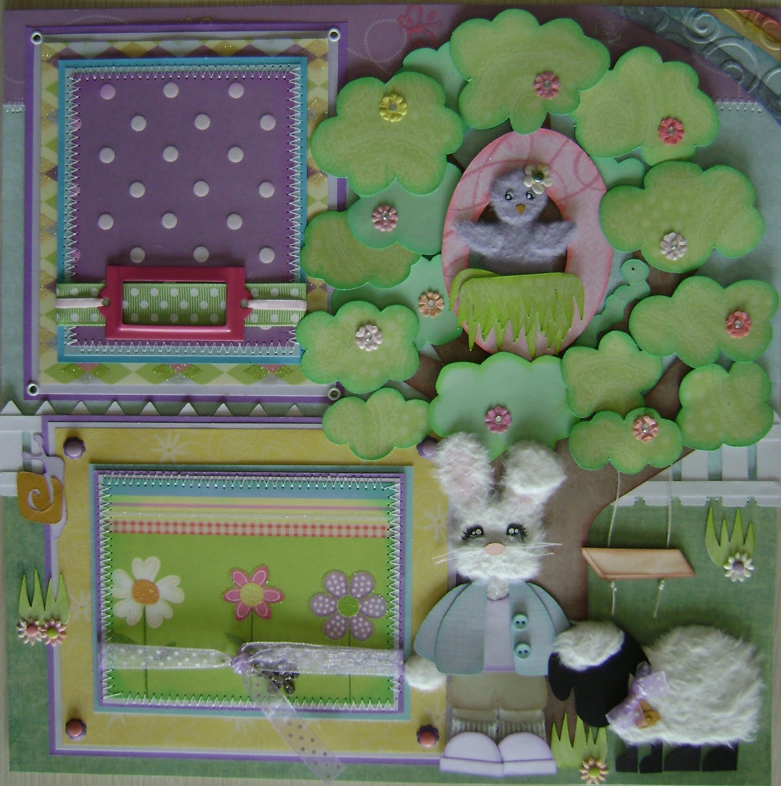 Alicazam: Scrapbook Layout 2: Easter