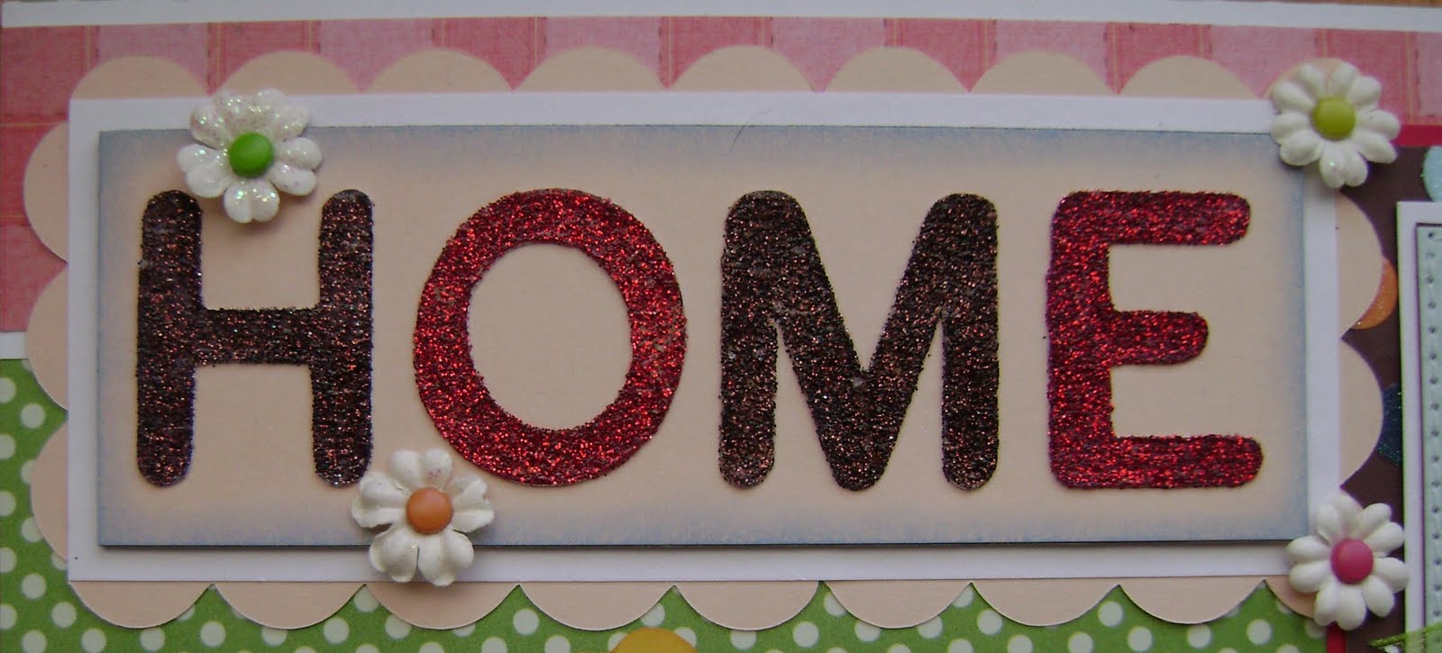 Alicazam: Scrapbook Layout 6: Home Sweet Home