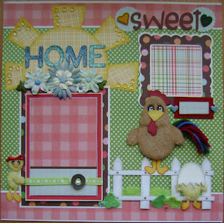 Alicazam: Scrapbook Layout 6: Home Sweet Home