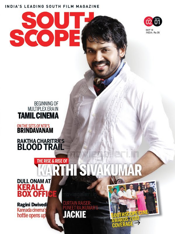 test: Karthi @ South Scope Magazine Cover Stills, Karthi @ South Scope ...