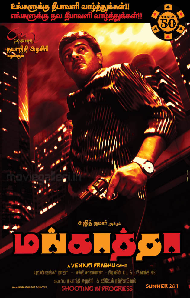 First Look Of Mankatha - Le blog de Only Indian Cinema