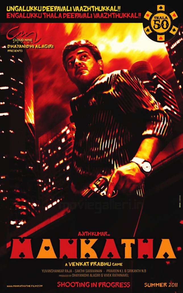 test: Ajith Mankatha Posters, Ajith Mangatha New Wallpapers