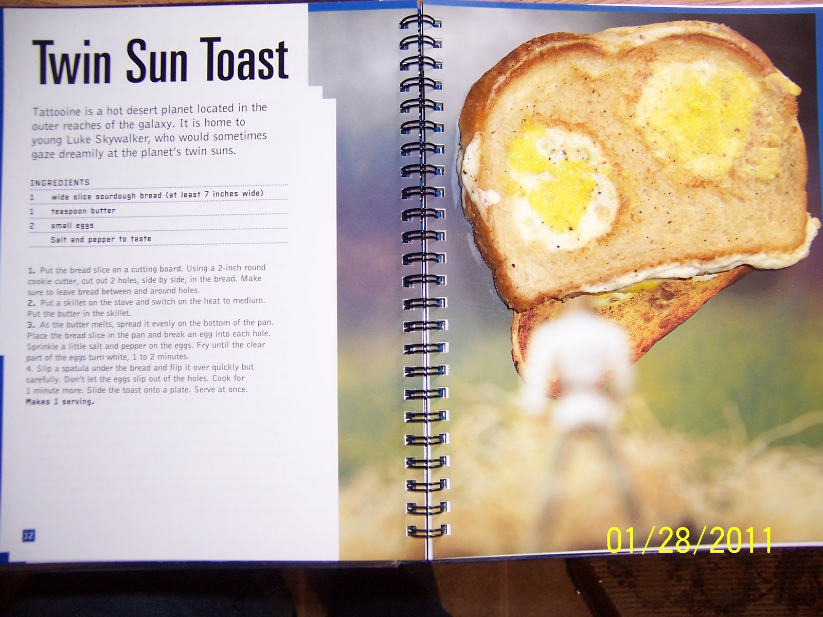 Cooking My Way Through The Star Wars Galaxy: Recipe Four: Twin Sun Toast