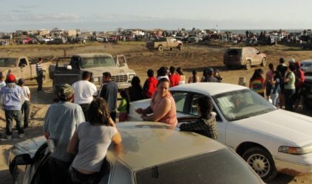 SONORADIGITAL: PUERTO LOBOS Y DESEMBOQUE MILES DE VACACIONISTAS