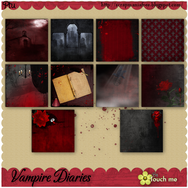 Barbietch: New Scrap Kit **PTU** Vampire Diaries