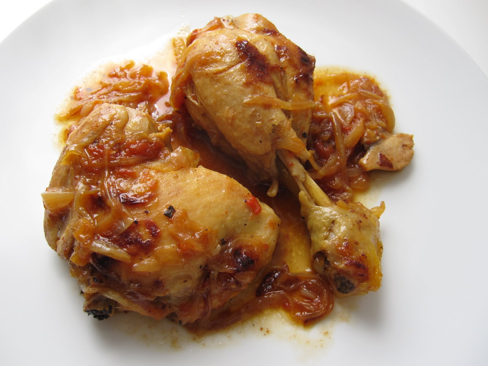 El kiwi blau: Pollastre rostit amb ceba