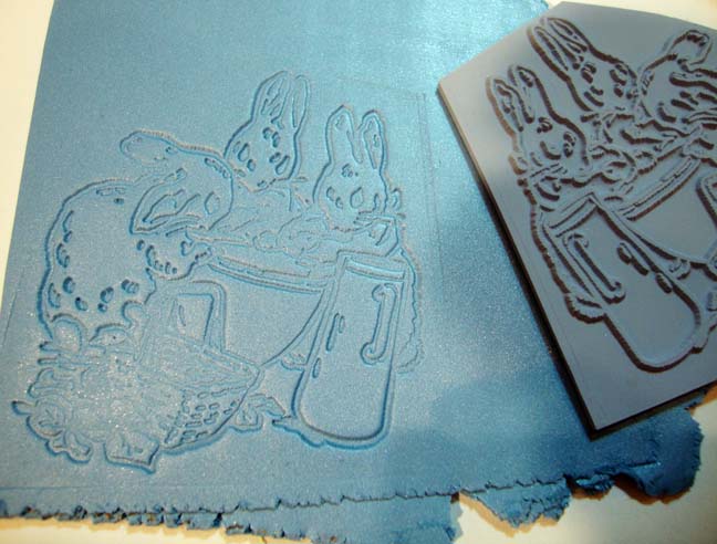 Carmi's Art: Peter Rabbit Clay Tiles