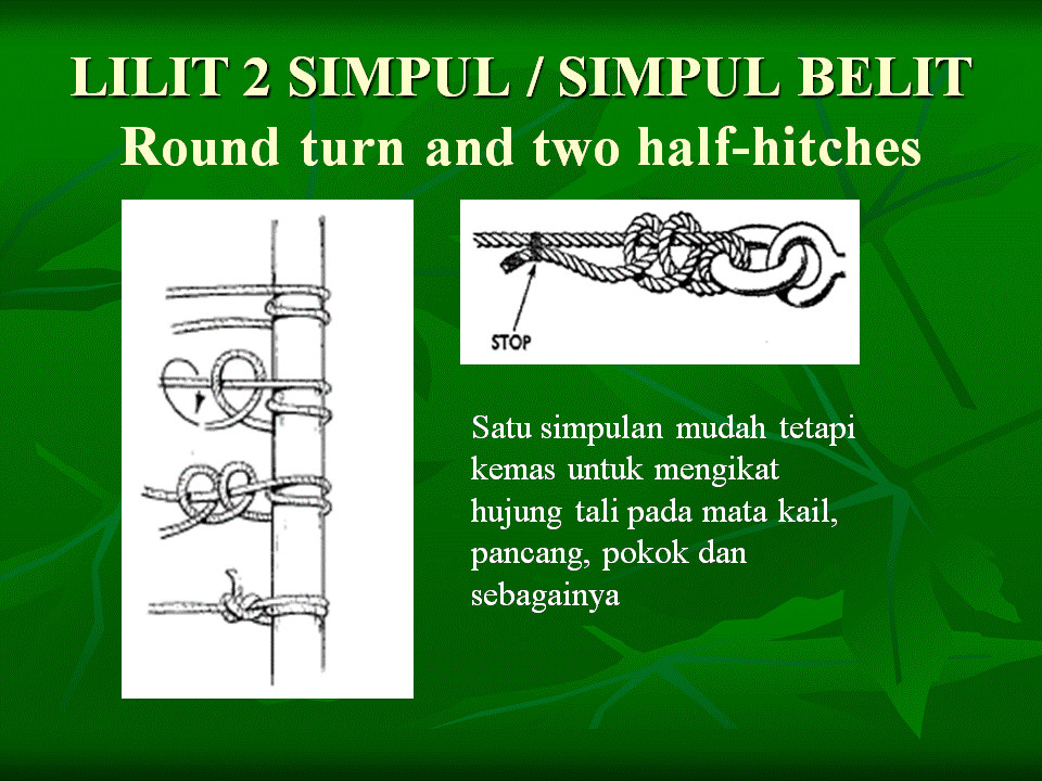 PANITIA PENDIDIKAN JASMANI & KESIHATAN SKTDH2: JENIS IKATAN / KNOT