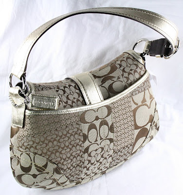 Designer Bags Store: 12316 COACH SOHO SIGNATURE PATCHWORK LARGE FLAP BAG