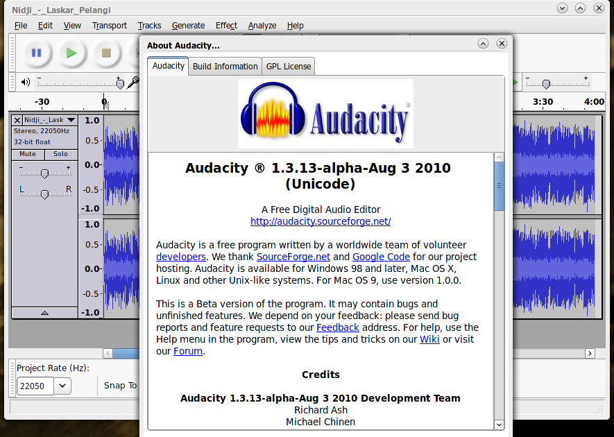 Ubuntu Audacity Aplikasi Pengedit Audio Kaya Fitur