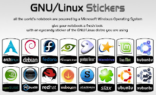[Lainnya] Stiker GNU/Linux untuk PC atau Laptop