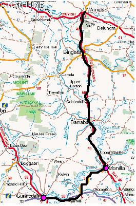 4 pedals & 4 paws: Gunnedah to Warialda