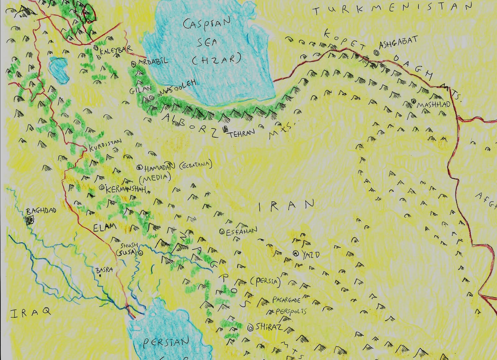 Why I Went to Asia: Bus acros the Zagros from ancient Media to ancient Elam