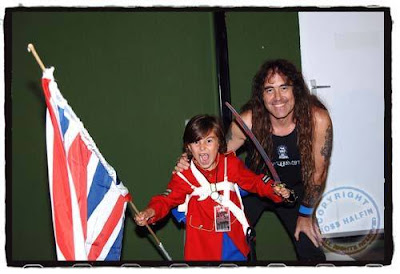 Imagenes Iron Maiden: Steve Harris ... ¿y Su Hijo?