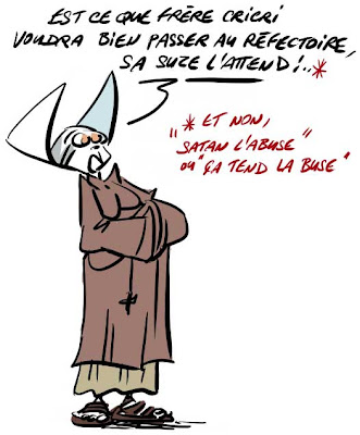 TRAIT PORTRAIT: Moine et moinette...