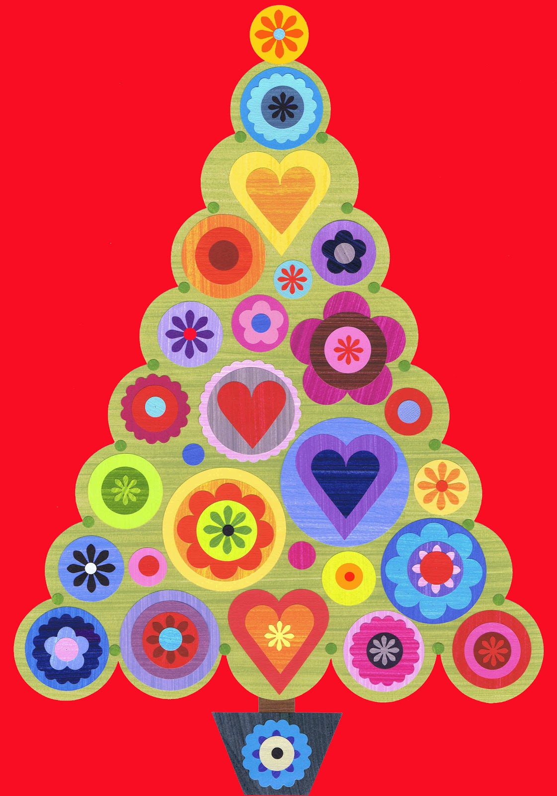 Ellen Giggenbach: christmas tree art