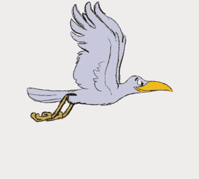 A.K. Kamper: Flying bird animation (loop)