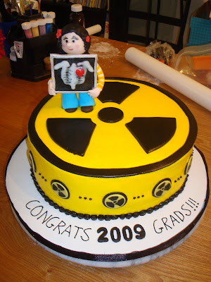 Mi Amor Sweets: Radiology Graduation Cake