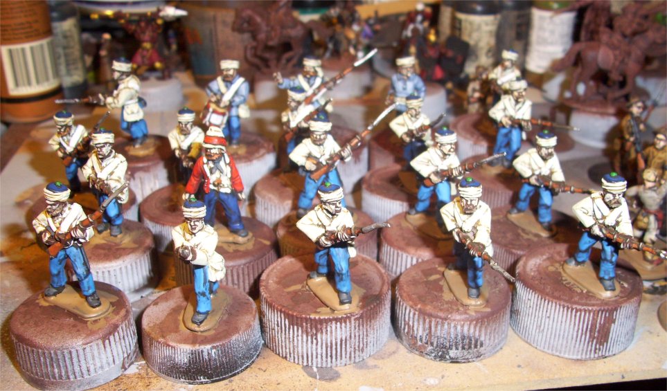 The Cardinal's Wargame Reveries: Mutineer Miniatures Indian Mutiny WiP..