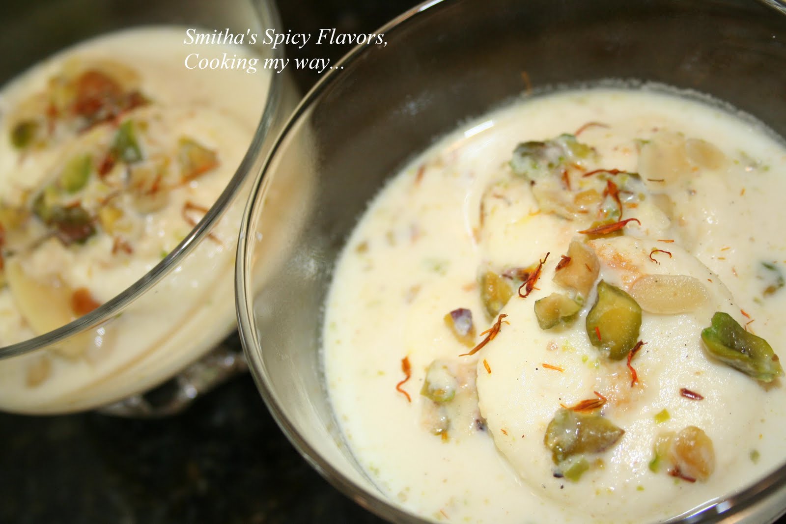 Indian Sweet dish RASMALAI - ICC ~ Smitha's Spicy Flavors, Simple and ...