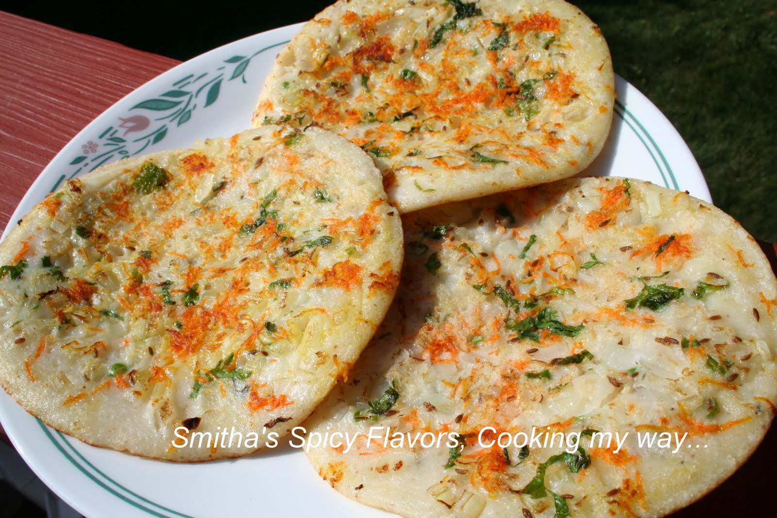 Simple Mini Uttapams ~ Smitha's Spicy Flavors, Simple and Healthy cooking