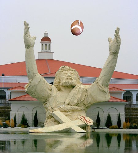 Lost Continents: Touchdown Jesus burns to Metallica's "Ride The ...