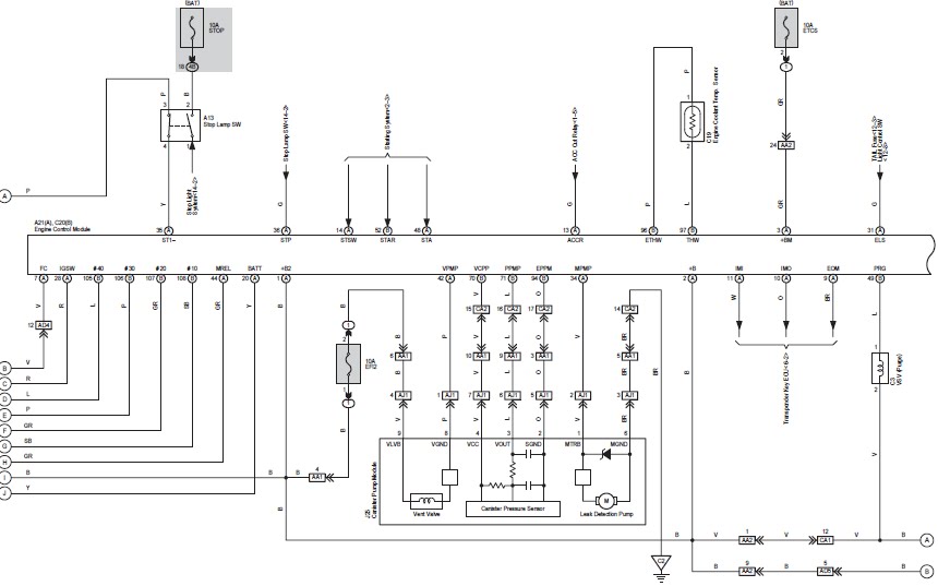 ECU Engine control Toyota Yaris - การซ่อมบำรุงรักษารถยนต์ (保守車両 ...