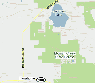 Florahome USA: Maps of George's Lake - Putnam Co. FL