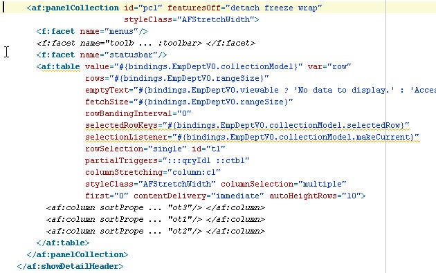 Oracle ADF - Tips and Techniques: ADF UI - Tips to stretch different ...
