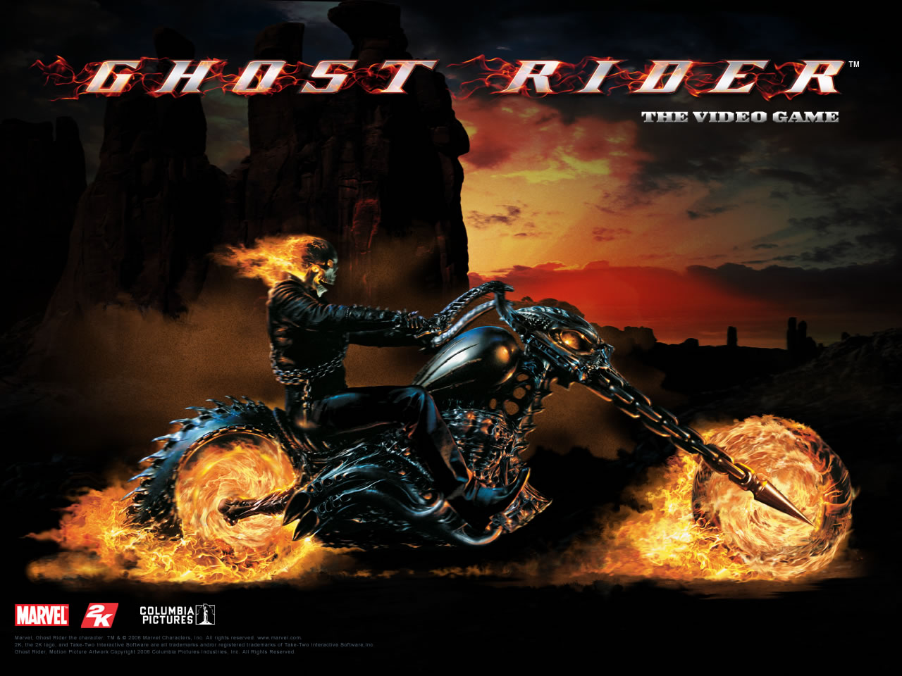 Lista DVD PS2: Ghost Rider (Motoqueiro Fantasma) - PS2