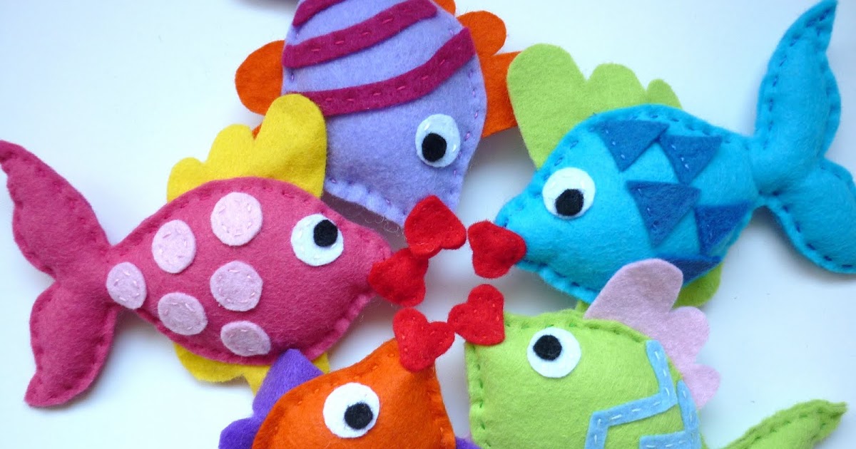 "Yes, I made this!": Rainbow Kissing Fish Mobile