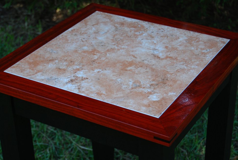 Falling Leaf Woodworks: Tile-Top Table