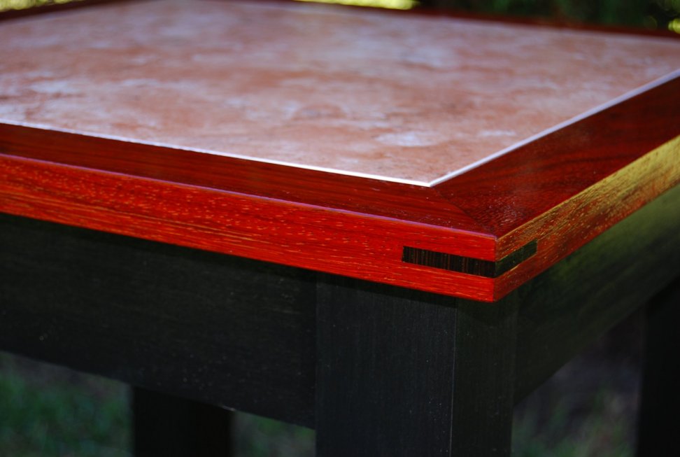 Falling Leaf Woodworks: Tile-Top Table