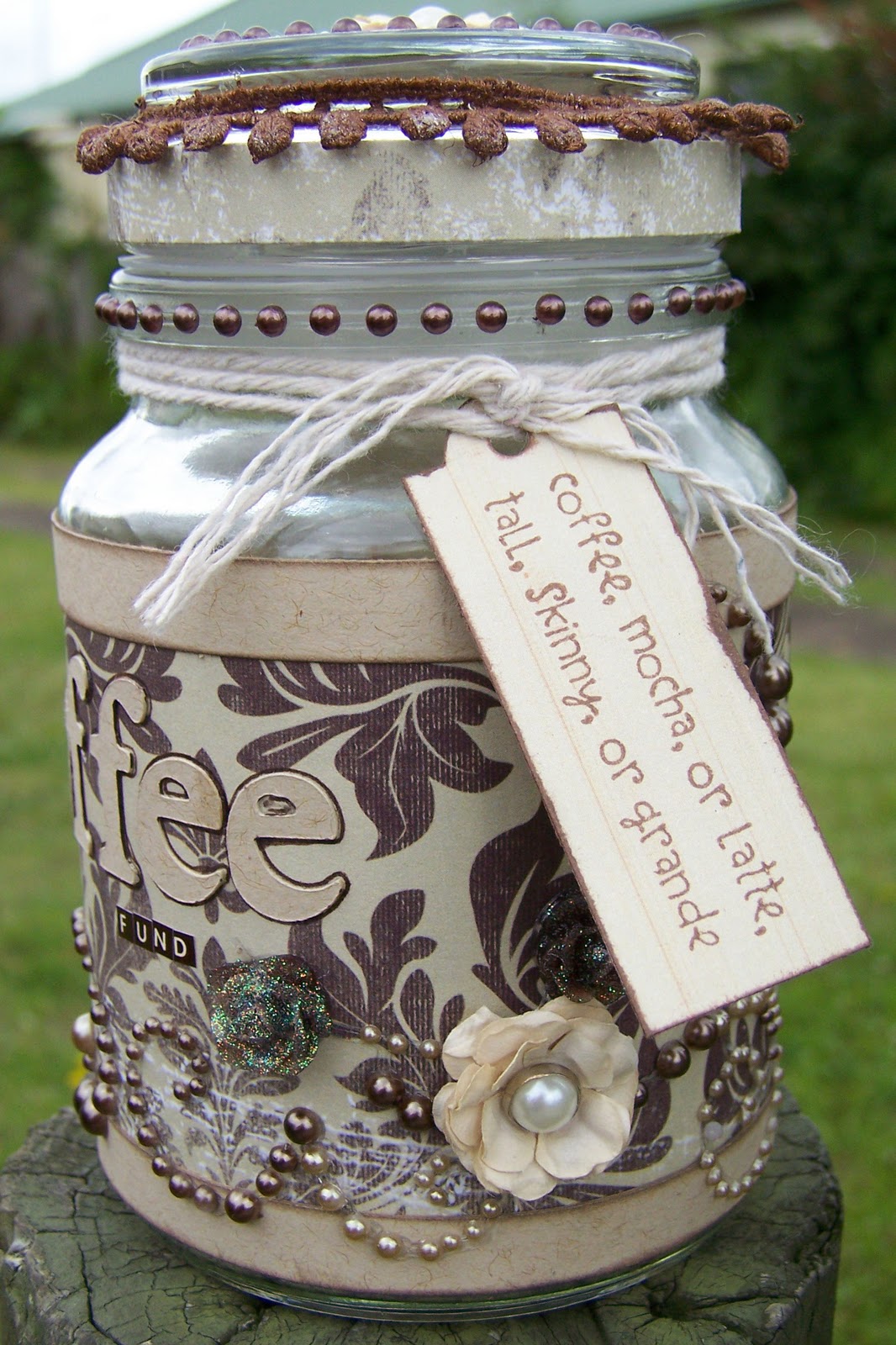 Beckie Just Blogs....: The Coffee fund