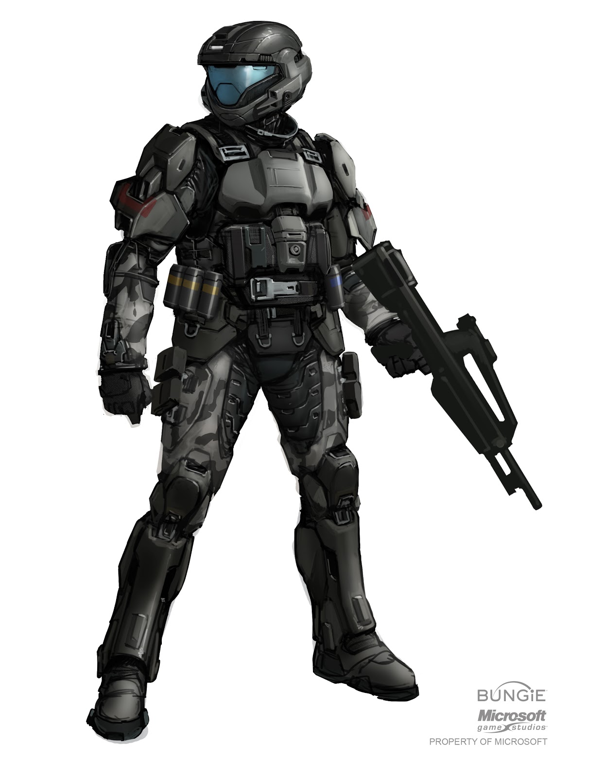 Space Ship Guru: ODST design progression