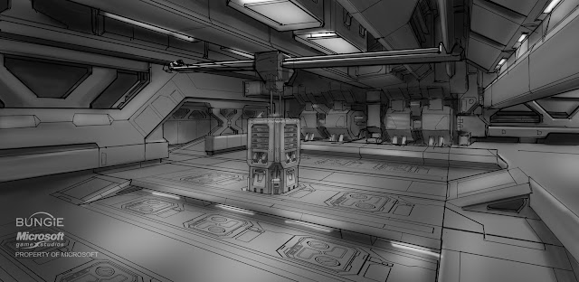 Space Ship Guru: UNSC communication outpost concept art and development ...