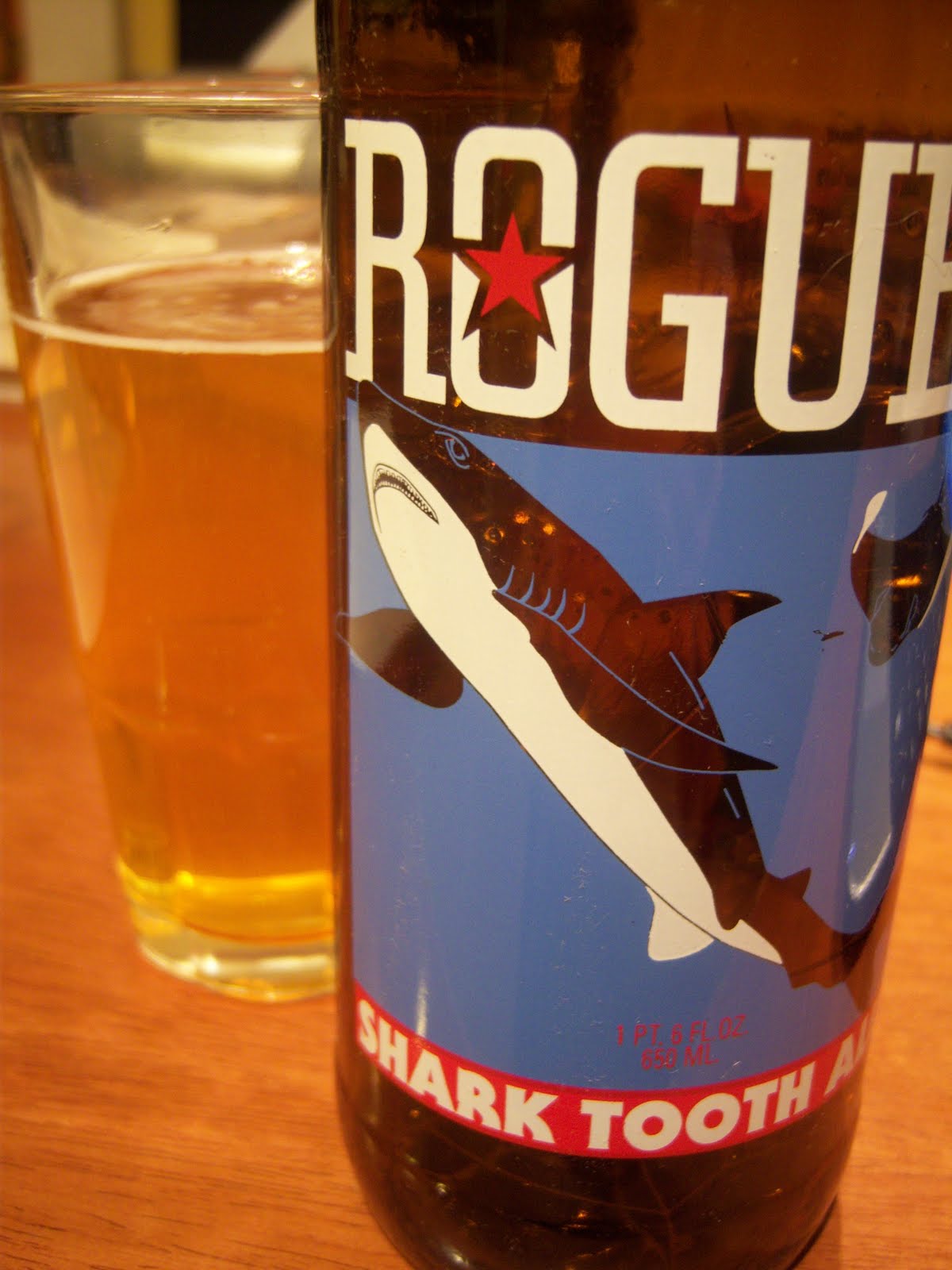 what we’re drinking: 218. Rogue Shark Tooth Ale