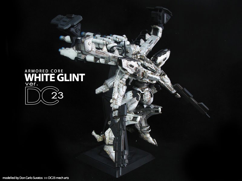 Armored Core WHITE GLINT with V.O.B. ver DC23 |Don Suratos aka DC23