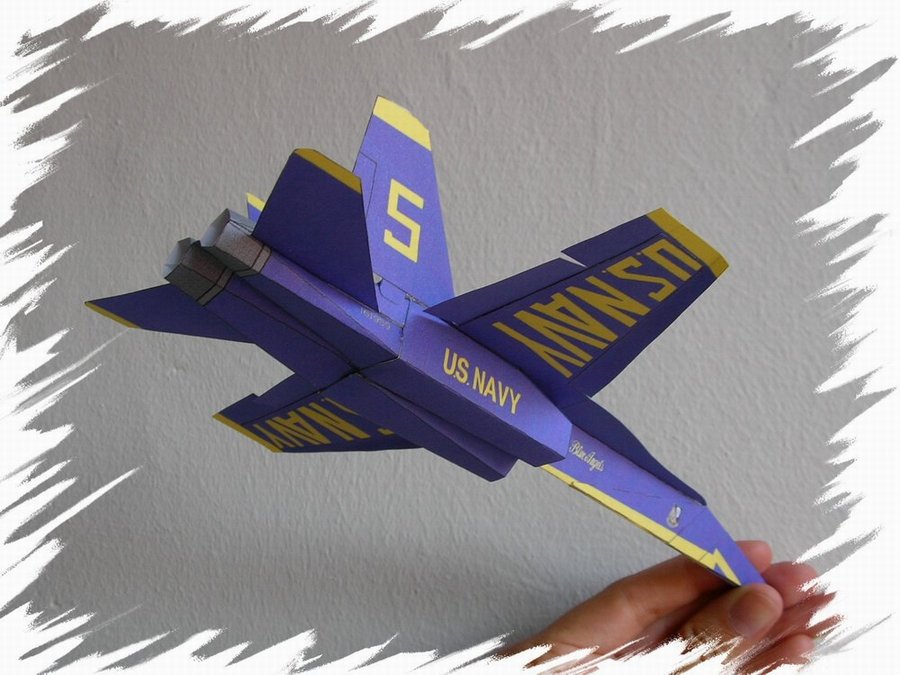 How to make A Good or Cool paper Airplane ?.. THIS WAY..!: F -18 HORNET ...