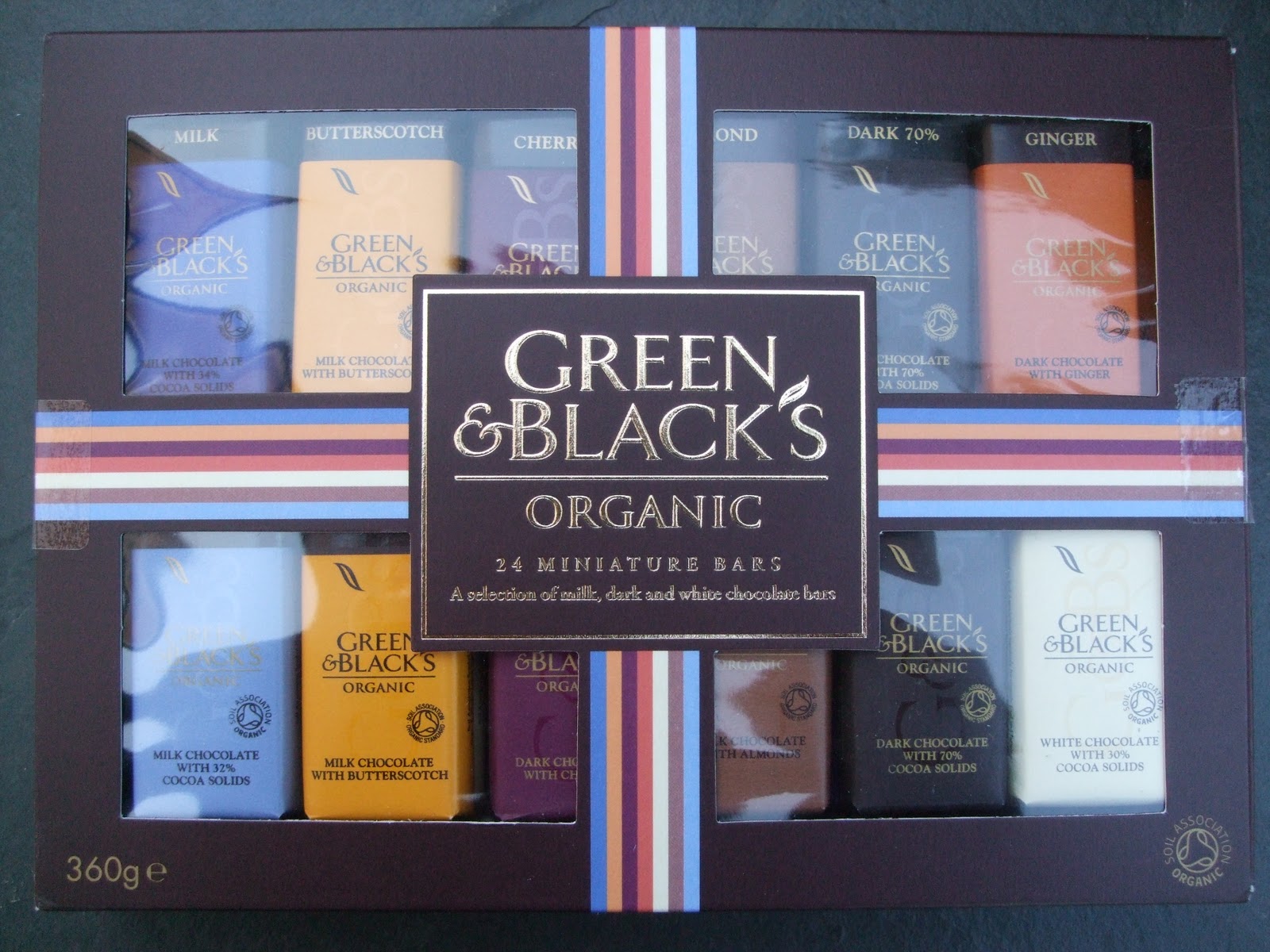 The World of Chocolate: Green & Black's Organic 24 Miniature Bar ...
