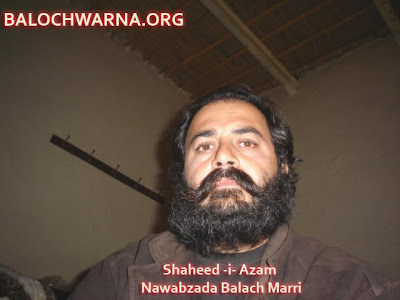 AZAD BALOCHISTAN: Sheed Balach marri