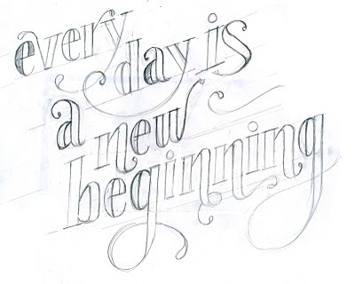 every day is a new beginning | brigette i design - graphic design ...