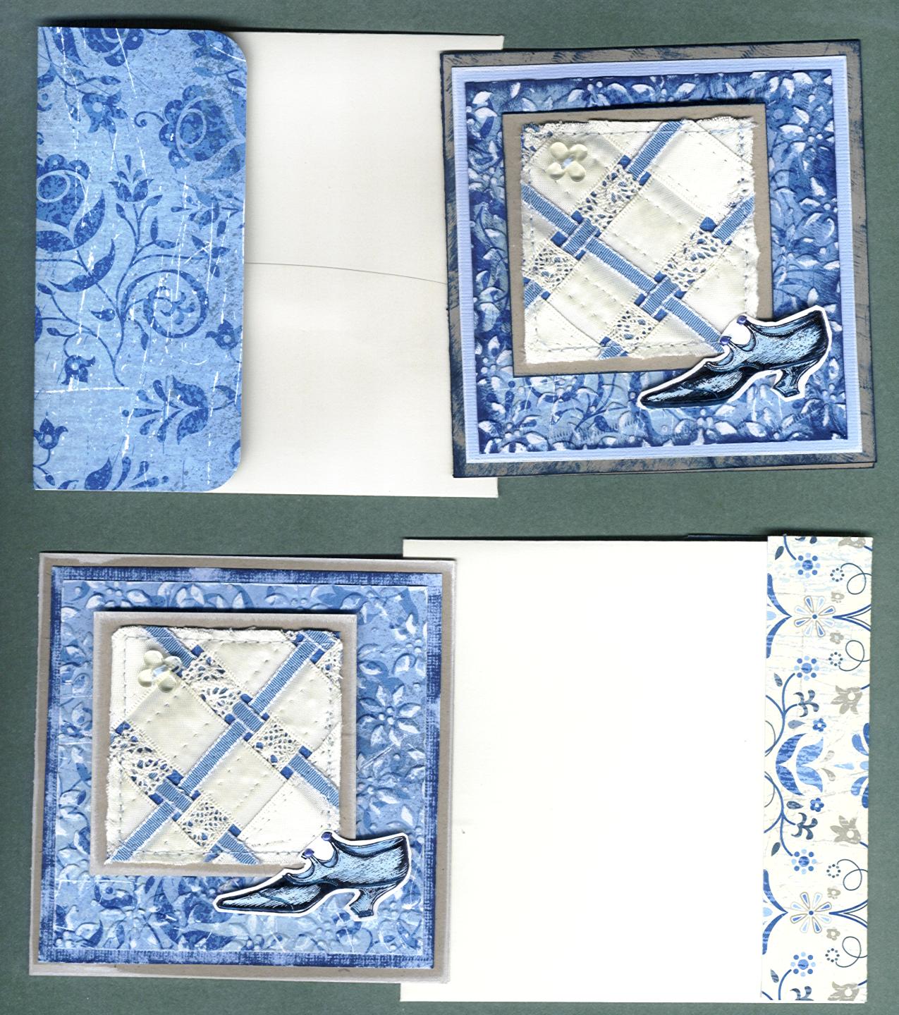 Dogg and Pony Show: Lace and ribbon weaving cards tutorial - guess what?!
