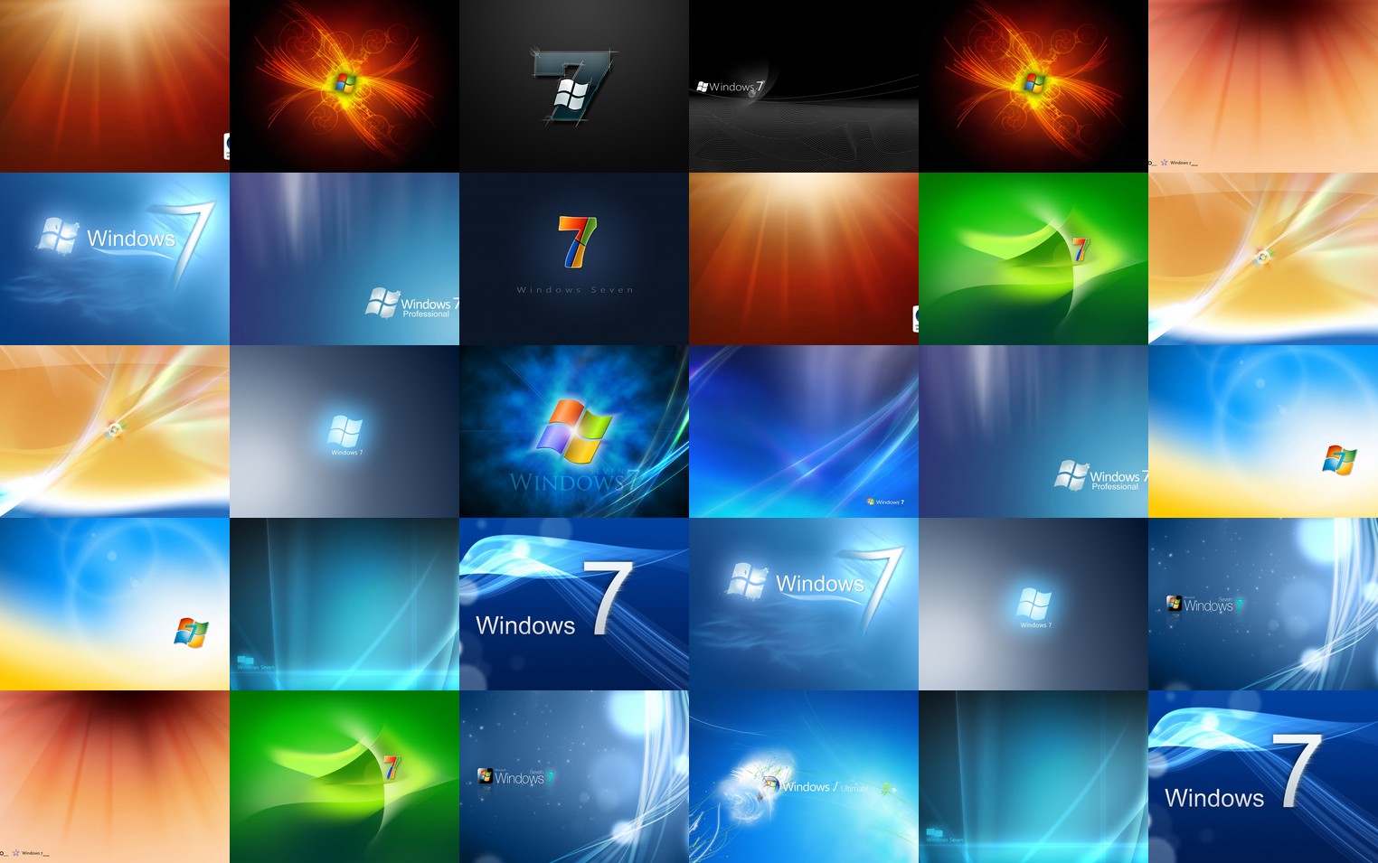 Windows 7 wall pack | WALLPAPERS PAX